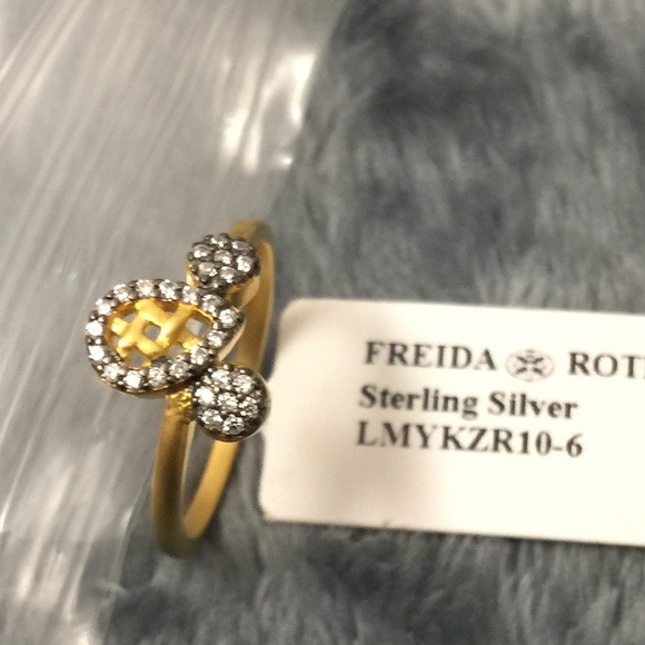 Freida Rothman | Jewelry | Freida Rothman 4k Gold Rhodium Plated Ring | Poshmark